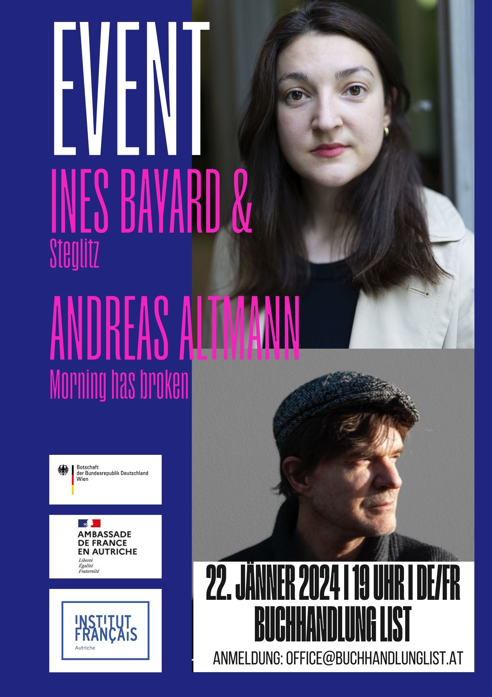 Event mit Inès Bayard & Andreas Altmann
